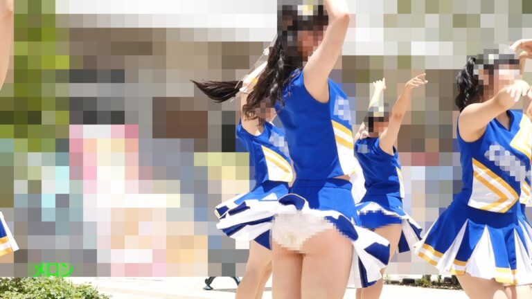 祭りだチア vol.59 【4K】 ありえない!!純白の生P！第三弾!! 超必見！顔と白Pを同時にお楽しみ!!未公開編 チア - 逆さ撮り博物館3